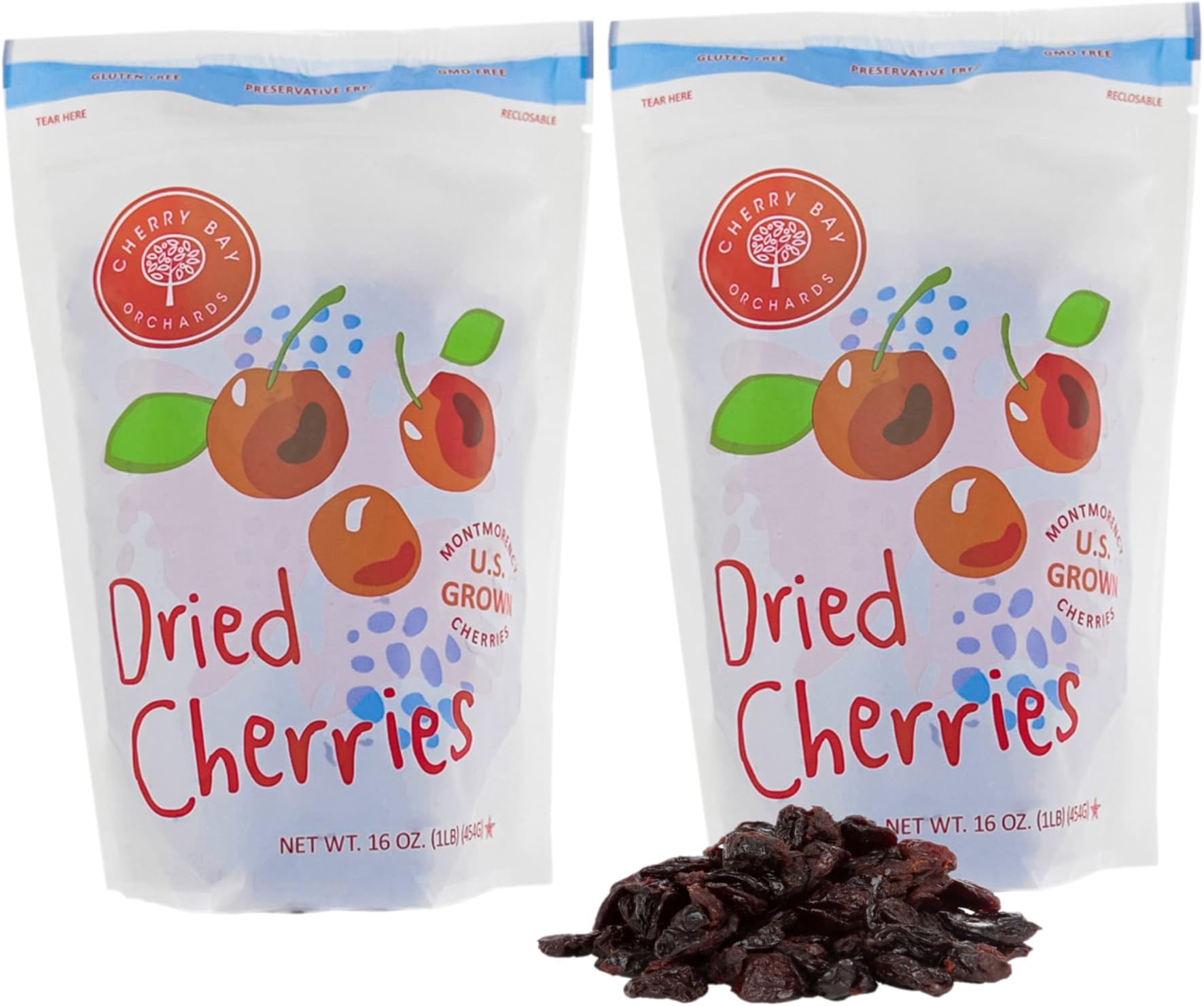 Amazon.com: Kirkland Signature Organic Dried Cherries, 20 Ounce ...