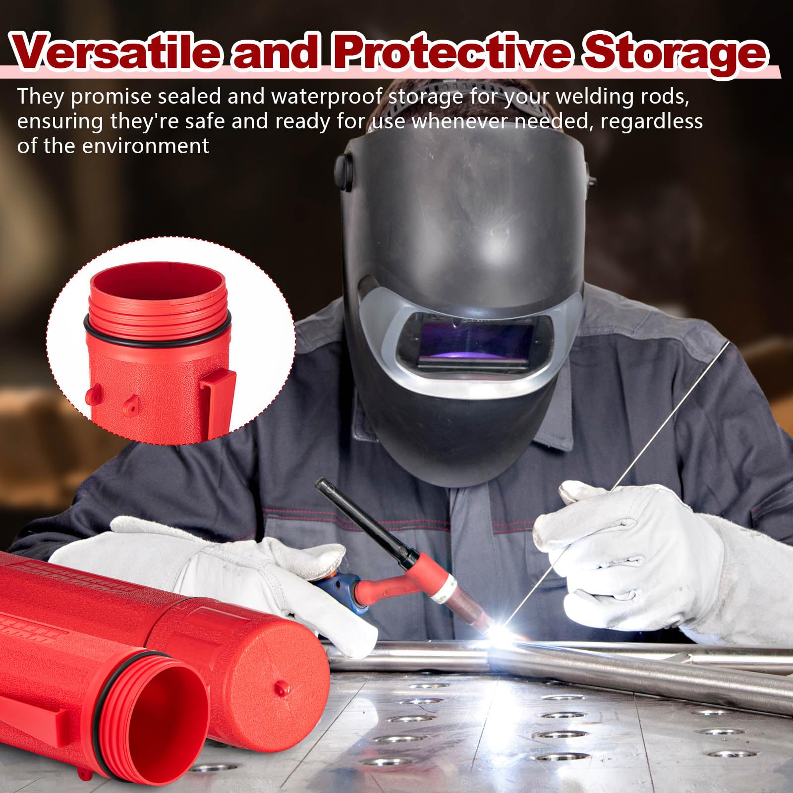 Stick Electrode Container SMAW/Stick Welding Electrode Storage Tube, 14 ...
