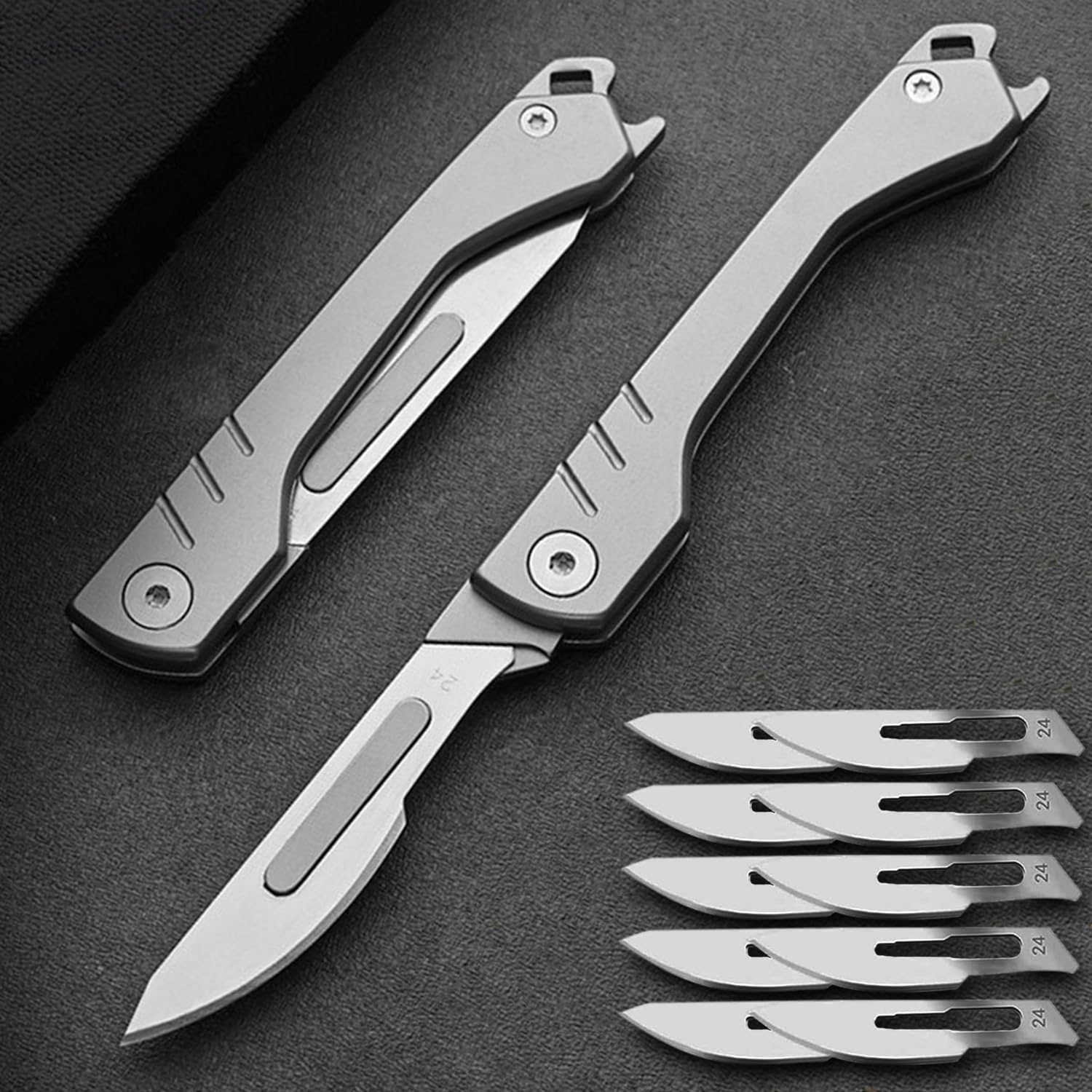 Folding Scalpel Knife Pocket Knife With Bottle Opener For Men ...