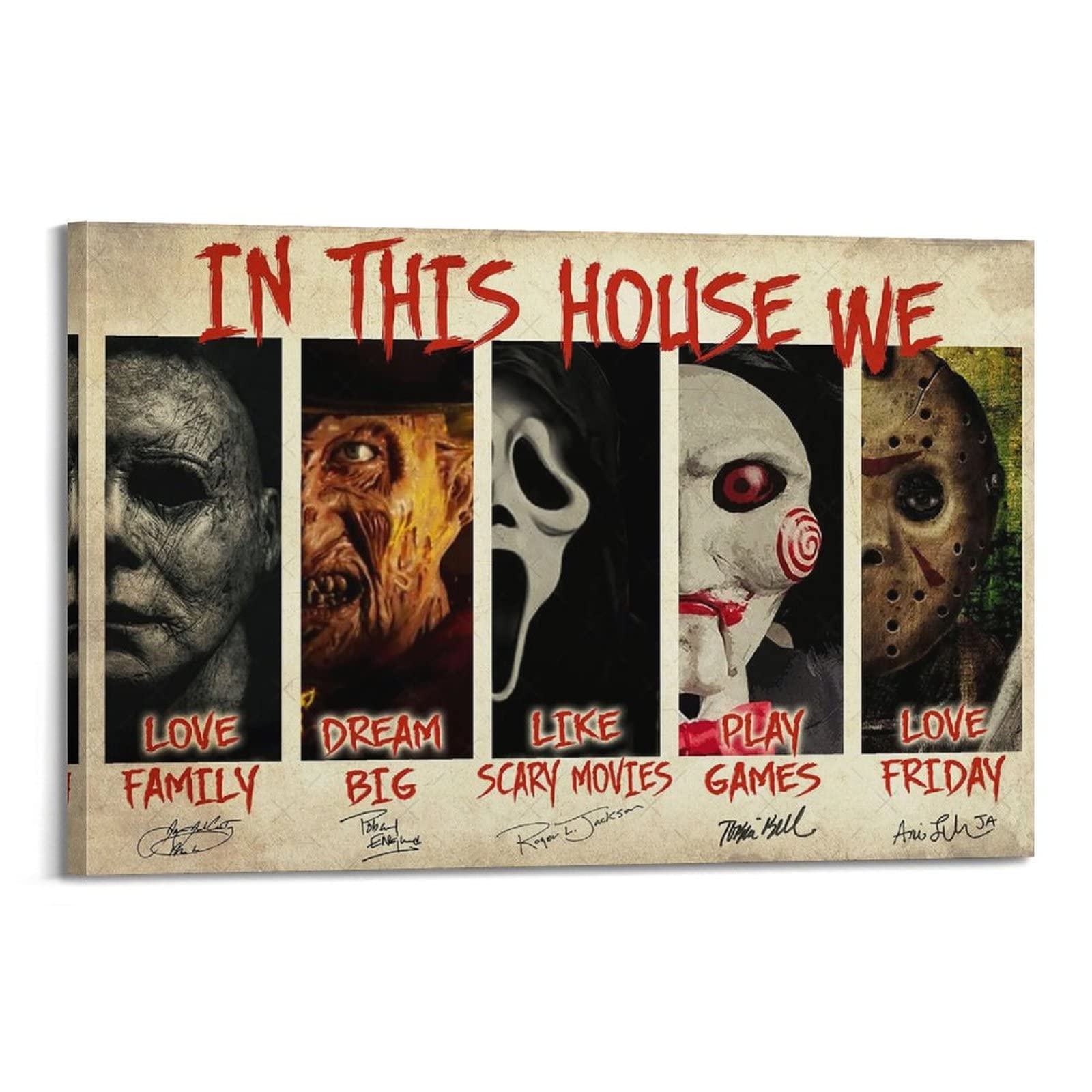 90s Horror Movie Posters