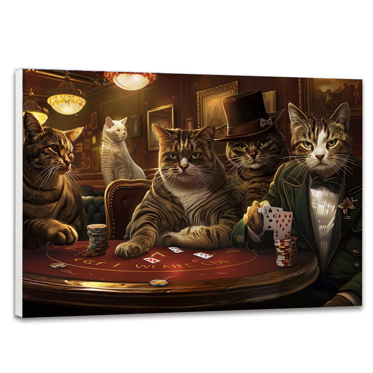 Cats Playing Poker