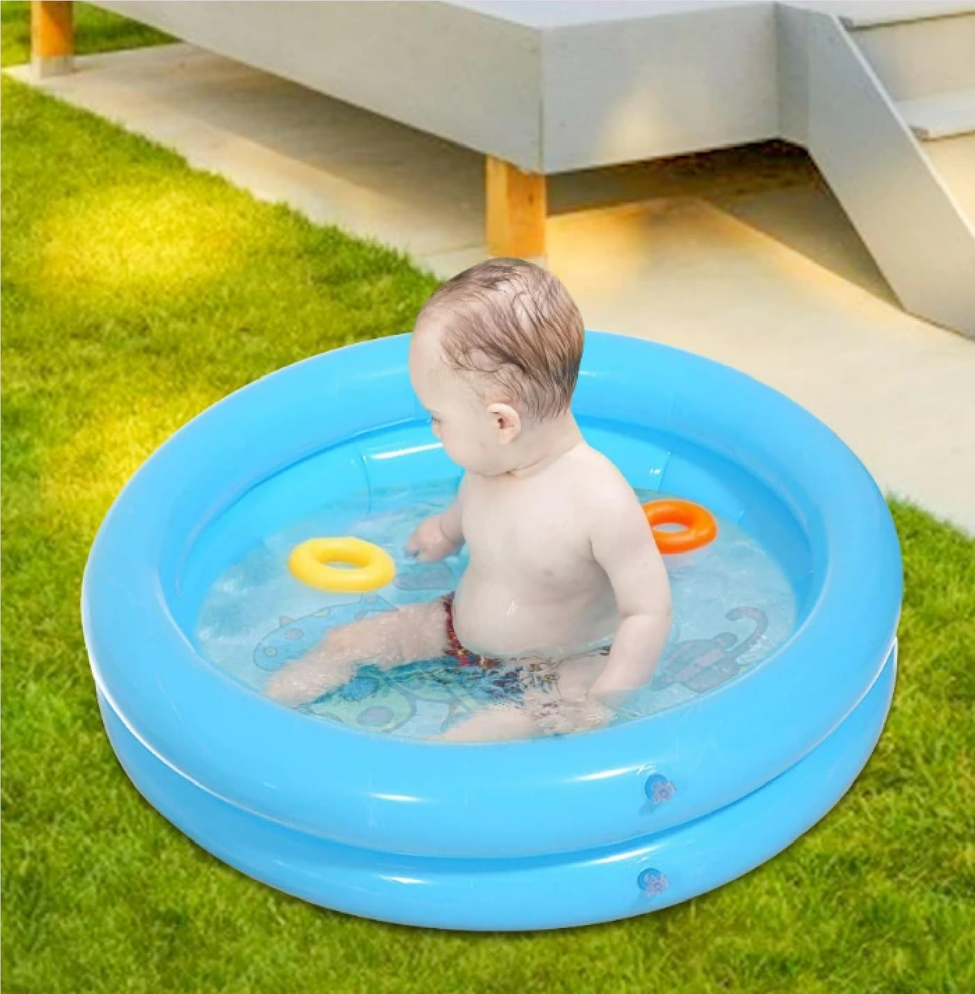 Amazon.com: Baby/PET Swimming Pool with Lovely Animal Prints (Swim/Pool ...