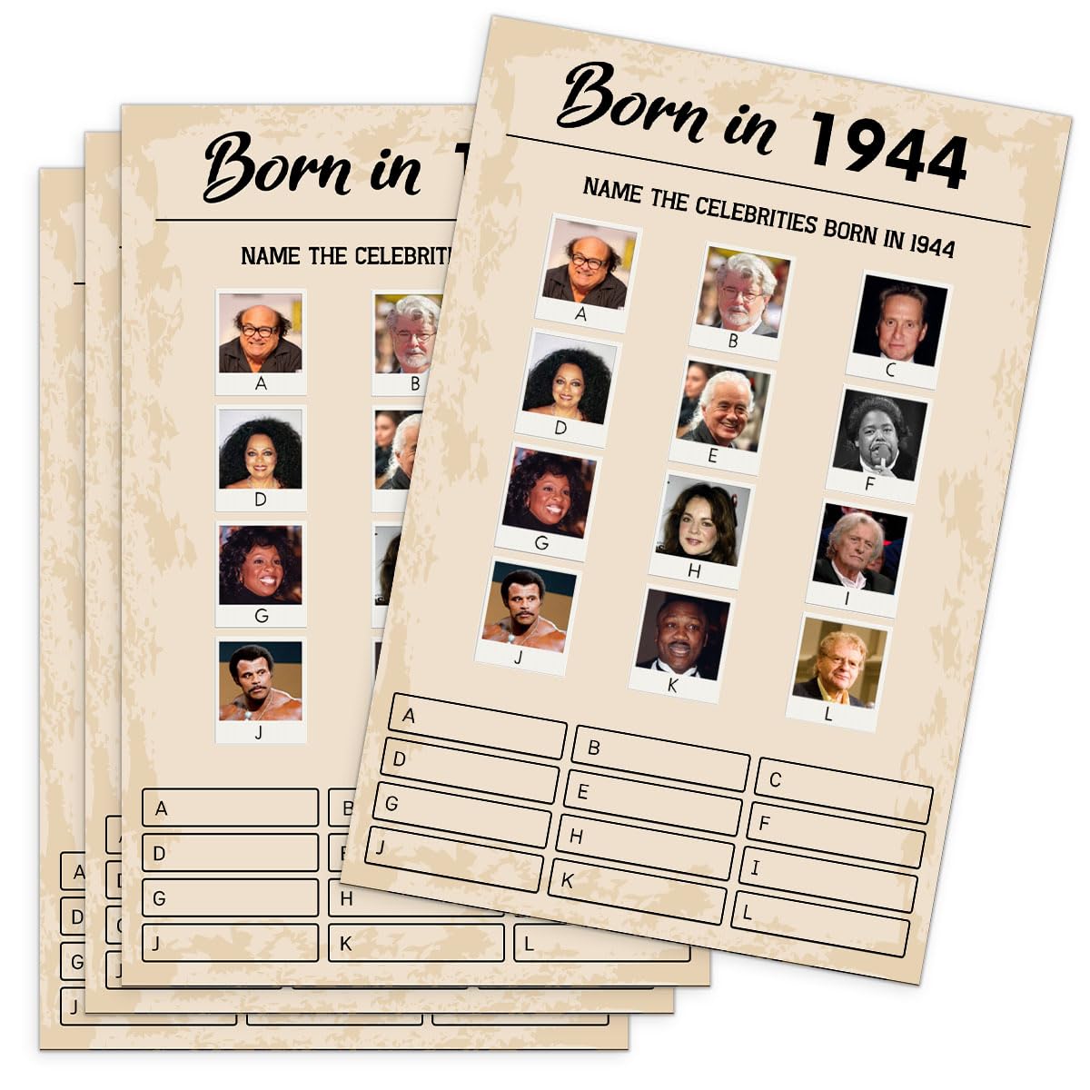 Snapklik.com : 80th Birthday Party Games, Born In 1944 Games, Birthday ...