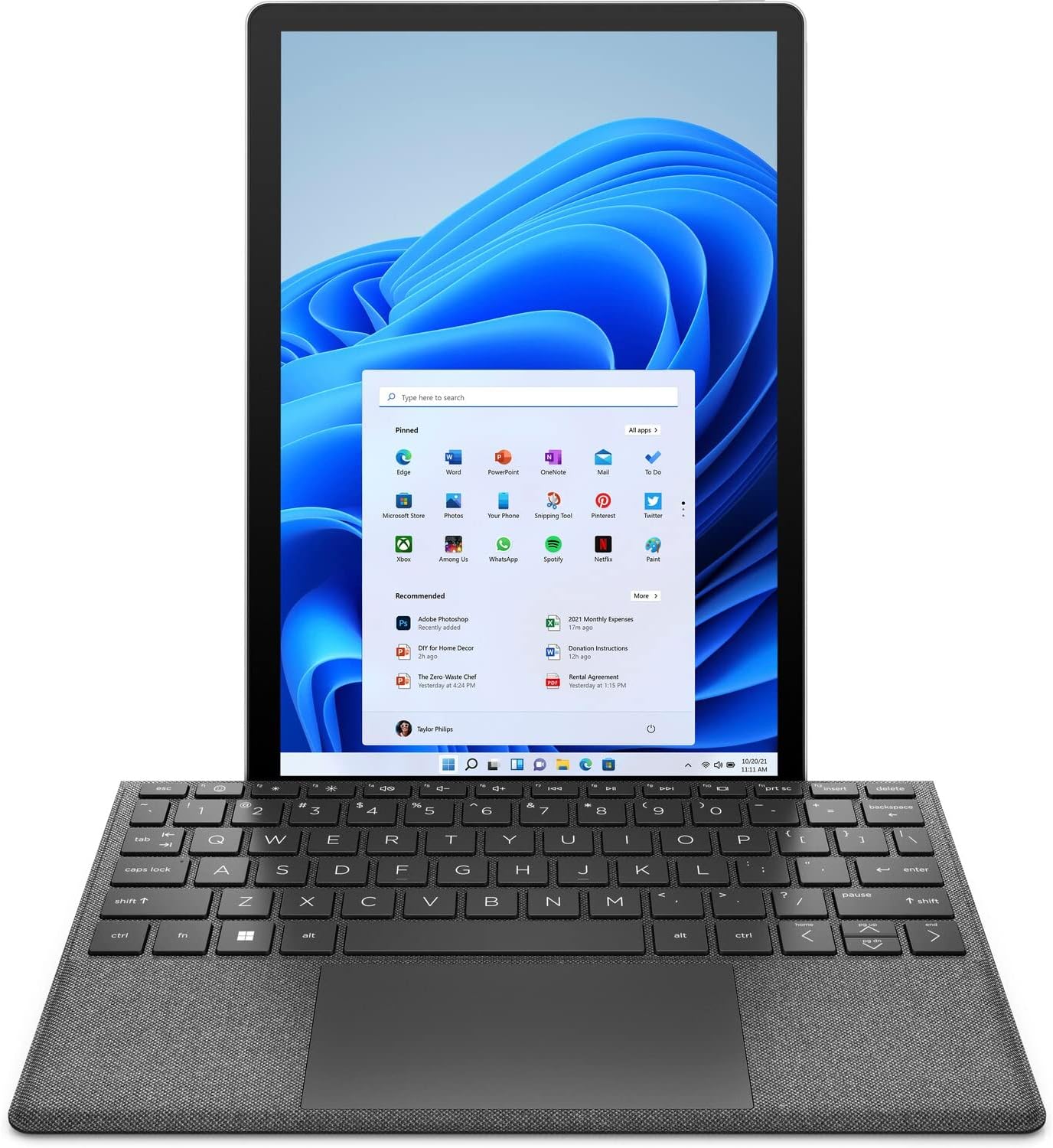 Amazon.com: HP Tablet 11-BE0097NR 11" 2.1K (2160 x 1440) IPS ...