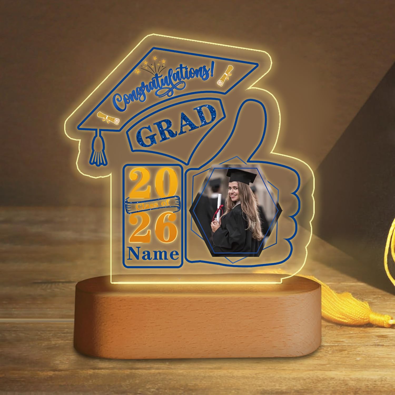 Snapklik.com : Dicodes Custom Graduation Gift Night Light