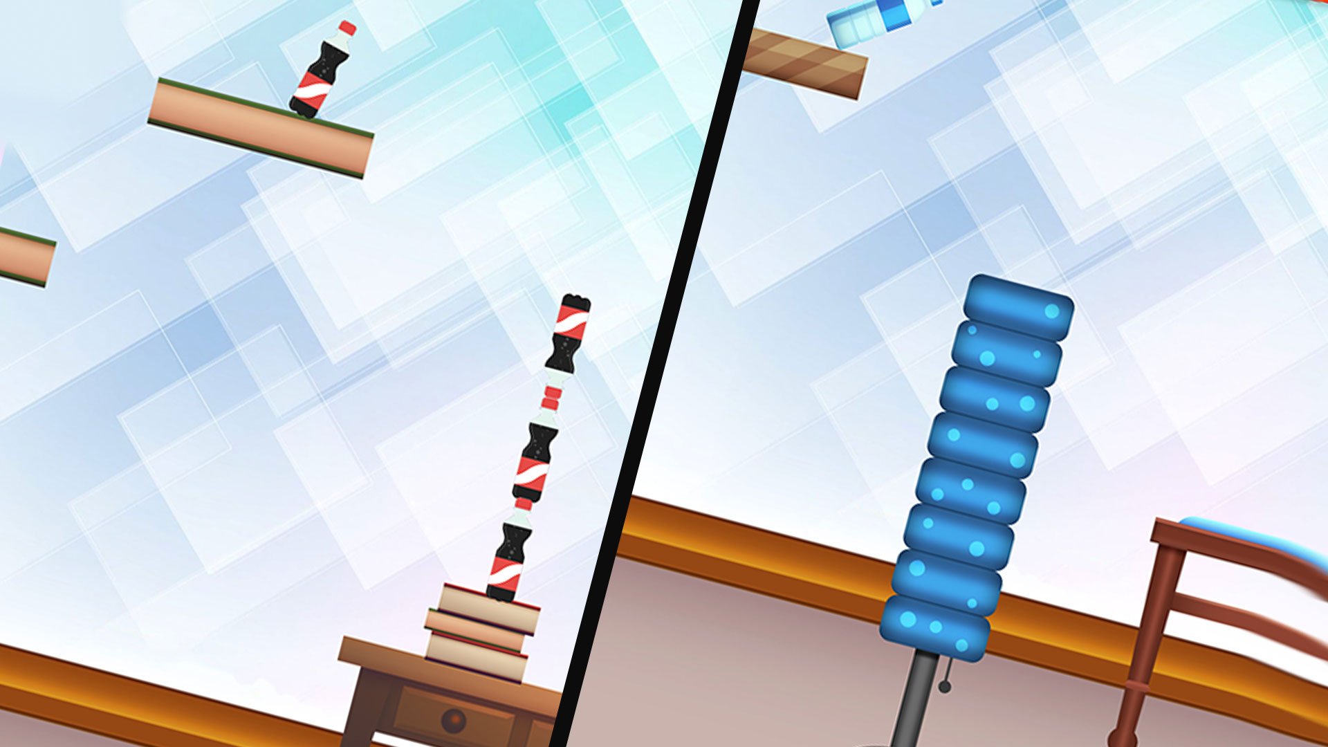 Flip Bottle Jump Challenge: Water Bottle Tap & Flip Master Adventure ...