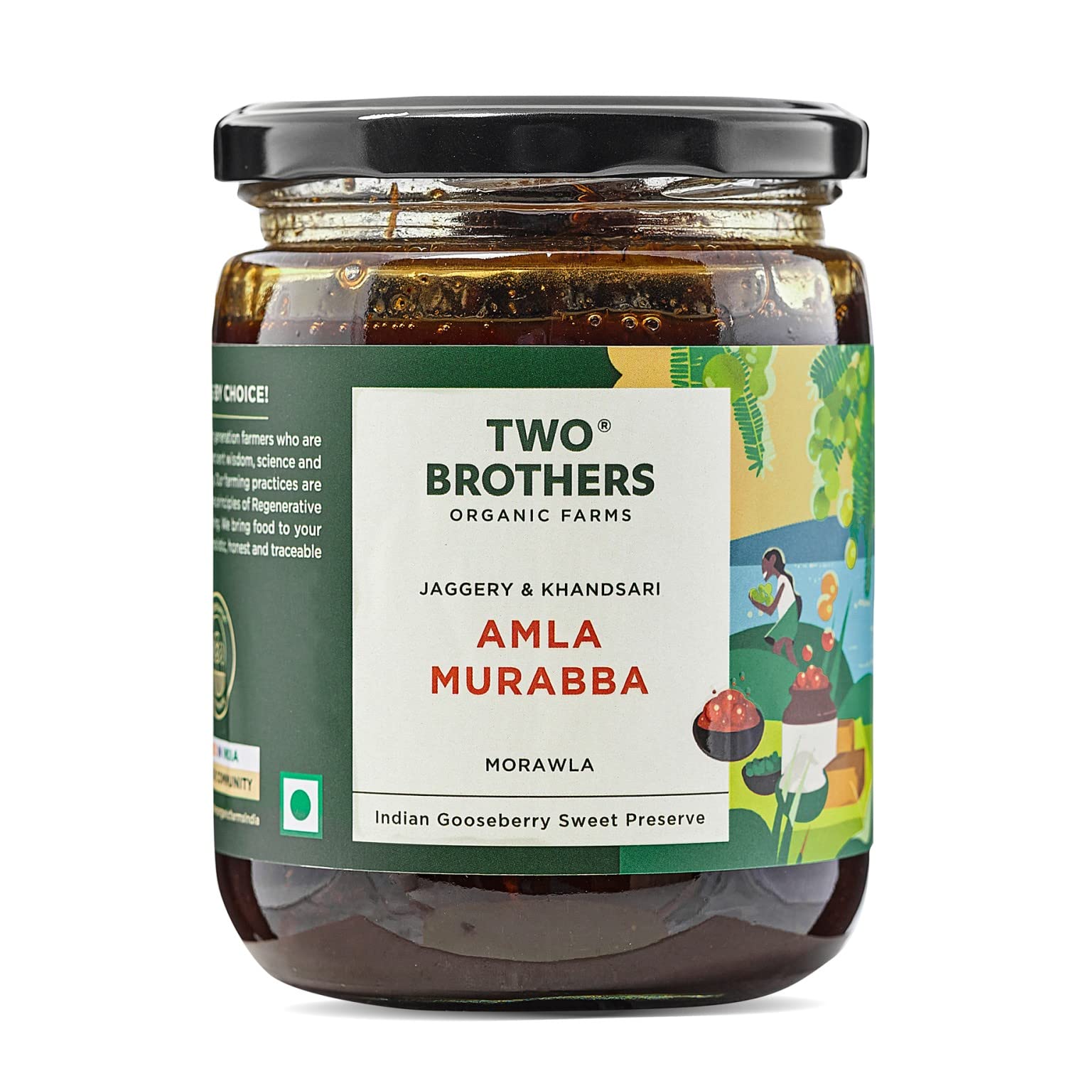 Two Brothers Organic Farms AMLA MURABBA (500) : Amazon.in: Grocery ...