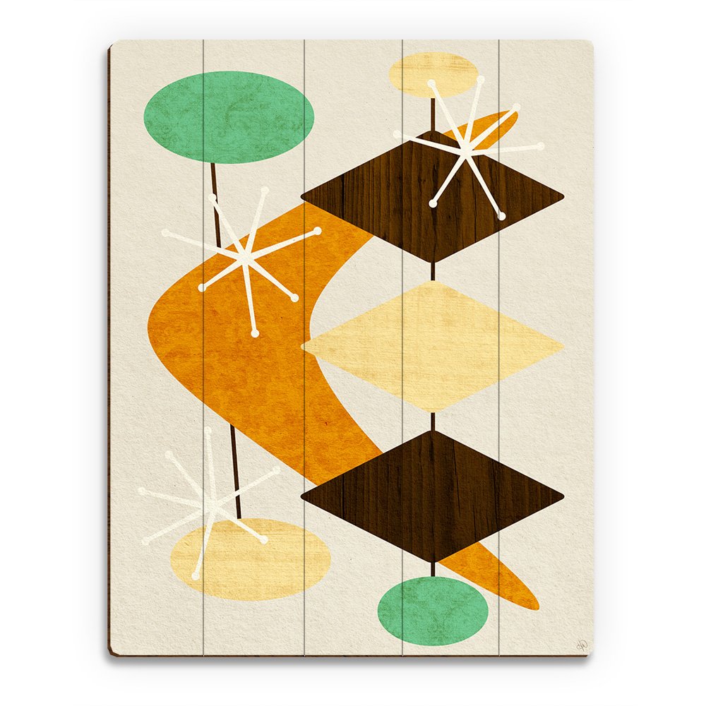 Retro Boomerang Shapes