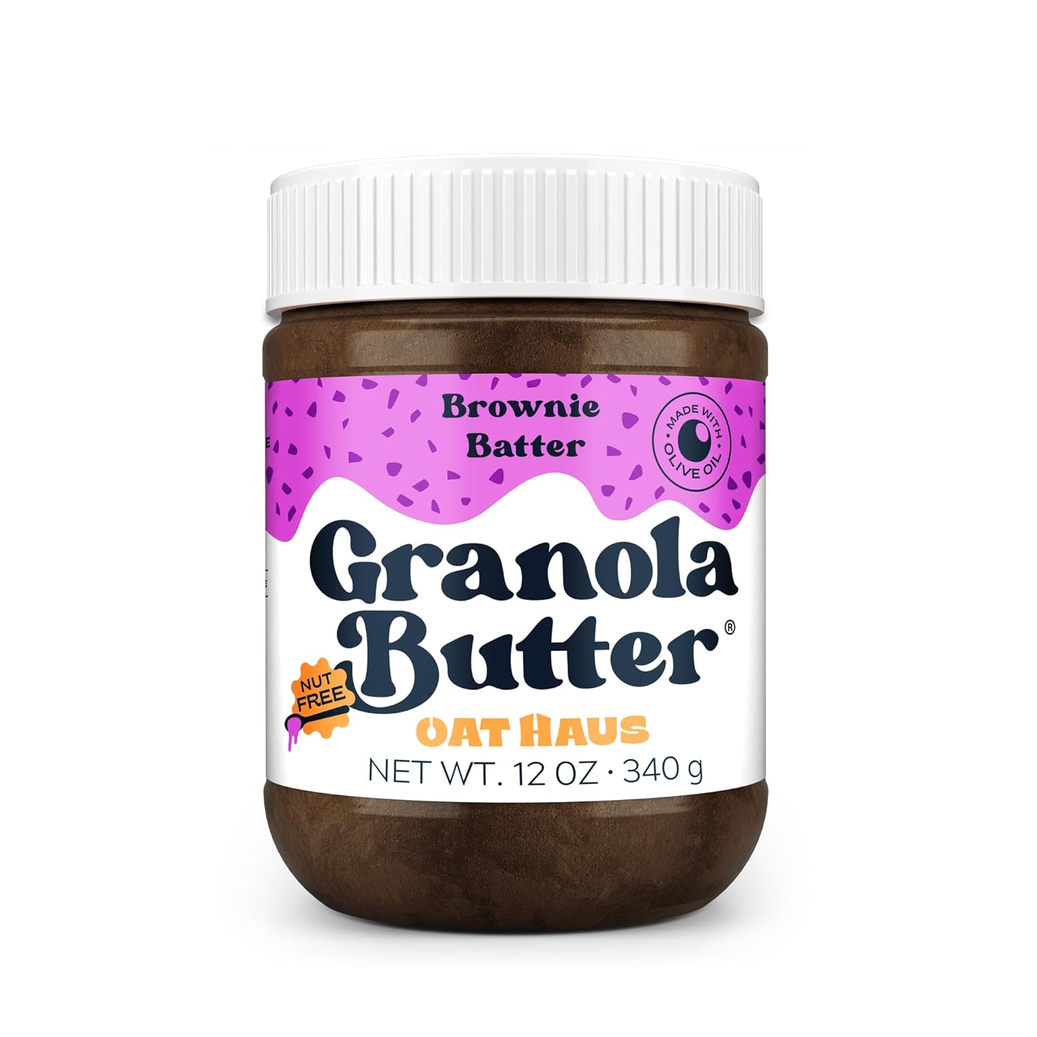 Amazon.com : Oat Haus Brownie Batter Granola Butter | Peanut-free ...