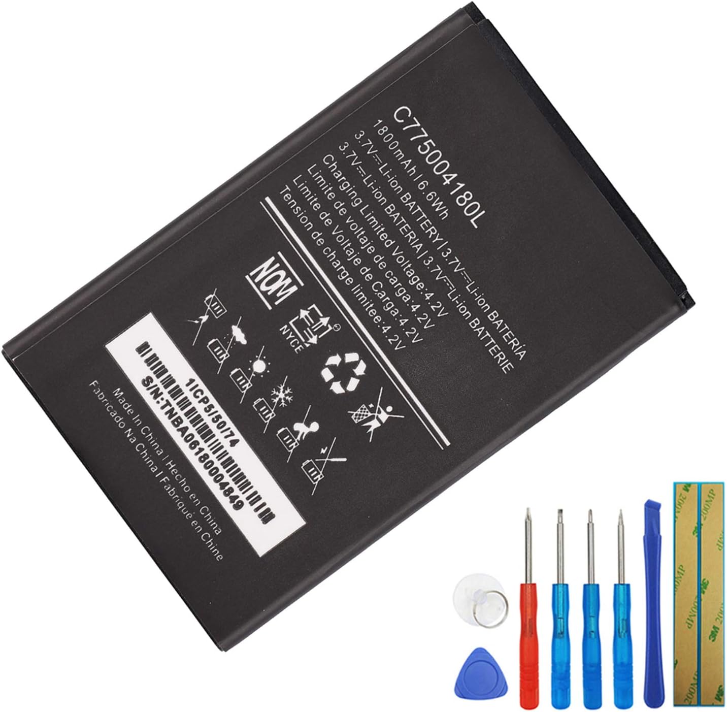 Amazon.com: Duotipa Battery C956439300L Compatible with BLU G5 Plus ...