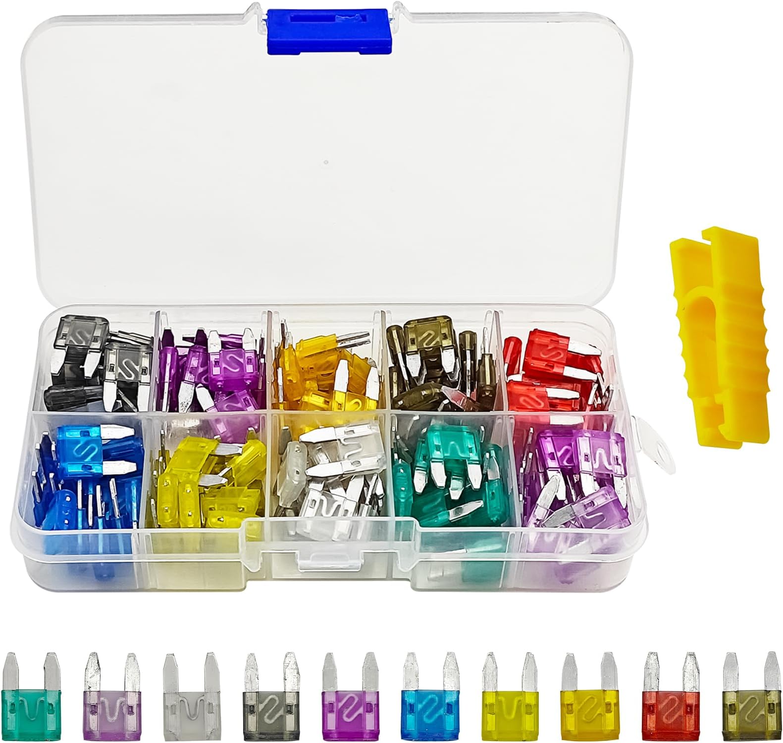 Amazon.com: SamWinGear 120PCS Mini Fuses Car Fuses Assortment Kit, Auto ...