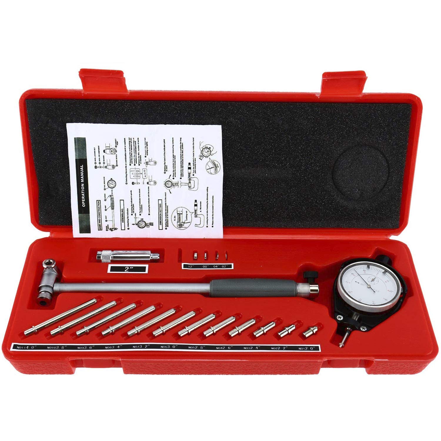 Buy YaeTek 2 6 Bore Gauge 0 001 Deep Engine Hole Cylinder