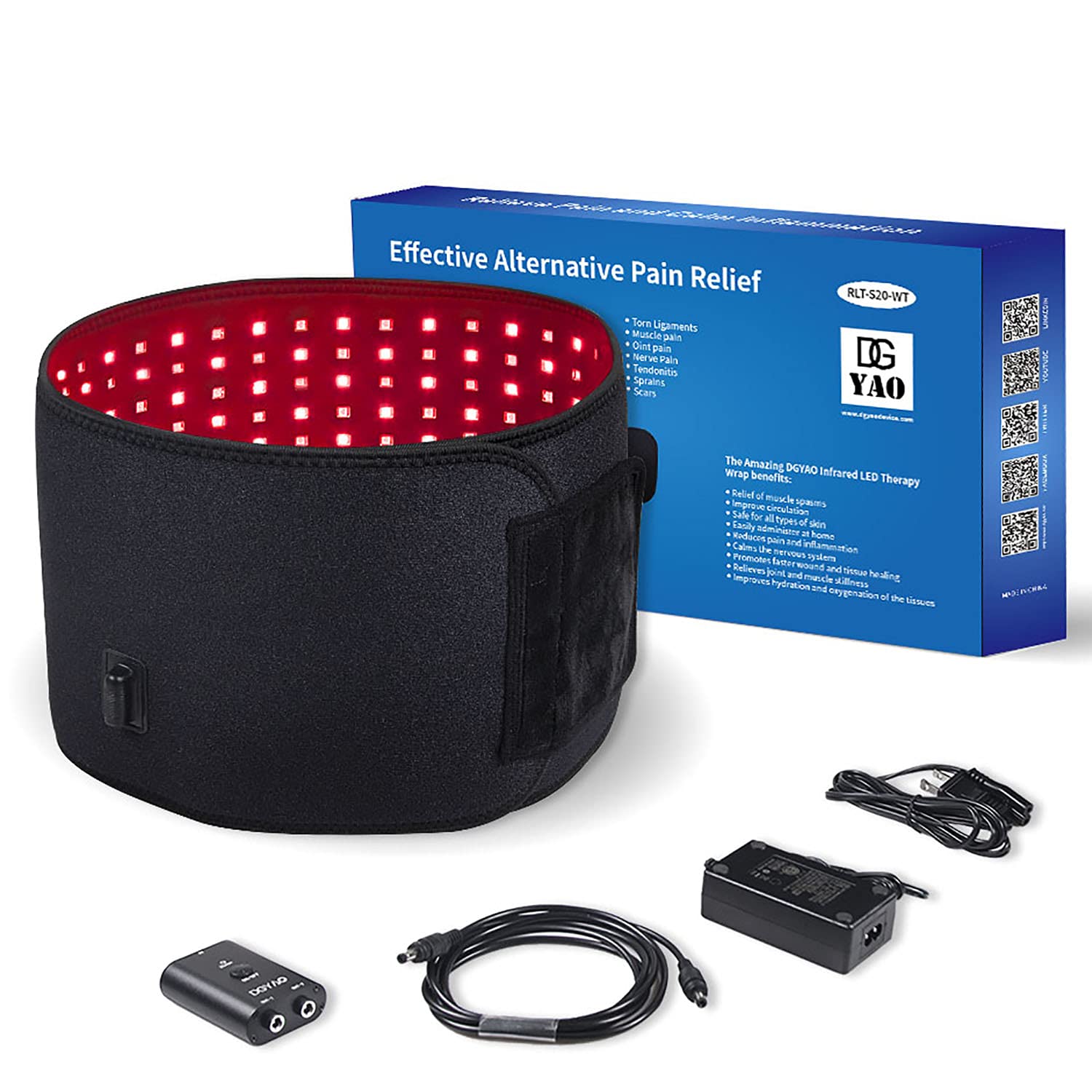 Buy Red Light Therapy Waist Belt, Home Use 660nm LED Red Light and ...