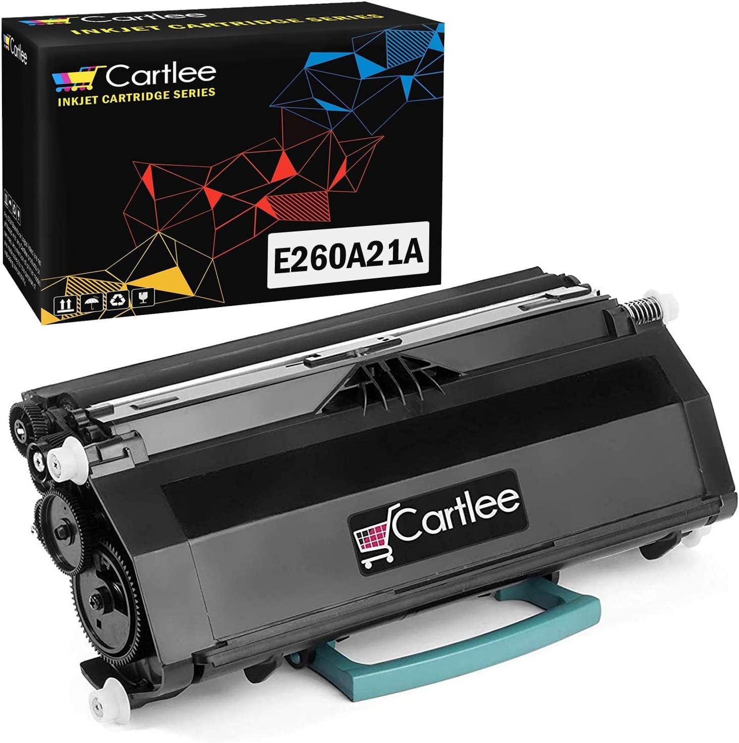 Amazon.com: Cartlee Compatible Black High Yield Laser Toner Cartridge Replacement for Lexmark ...