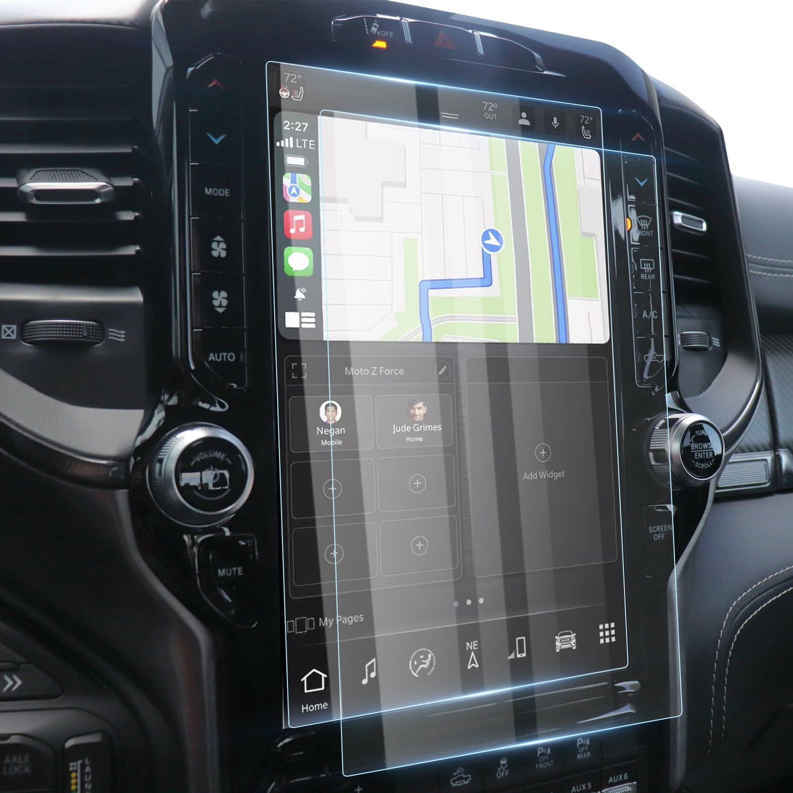 Amazon.com: Karltys 2 Pack 12-Inch Ram Tempered Glass Screen Protector ...