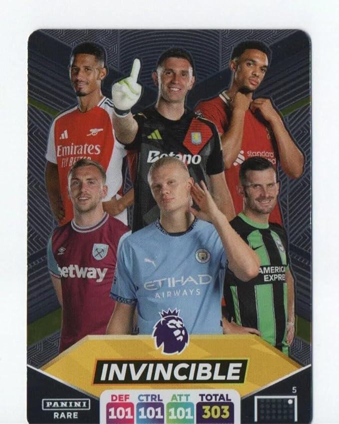 Panini Premier League 2024 2025 Invincible Trading Card : Amazon.co.uk ...
