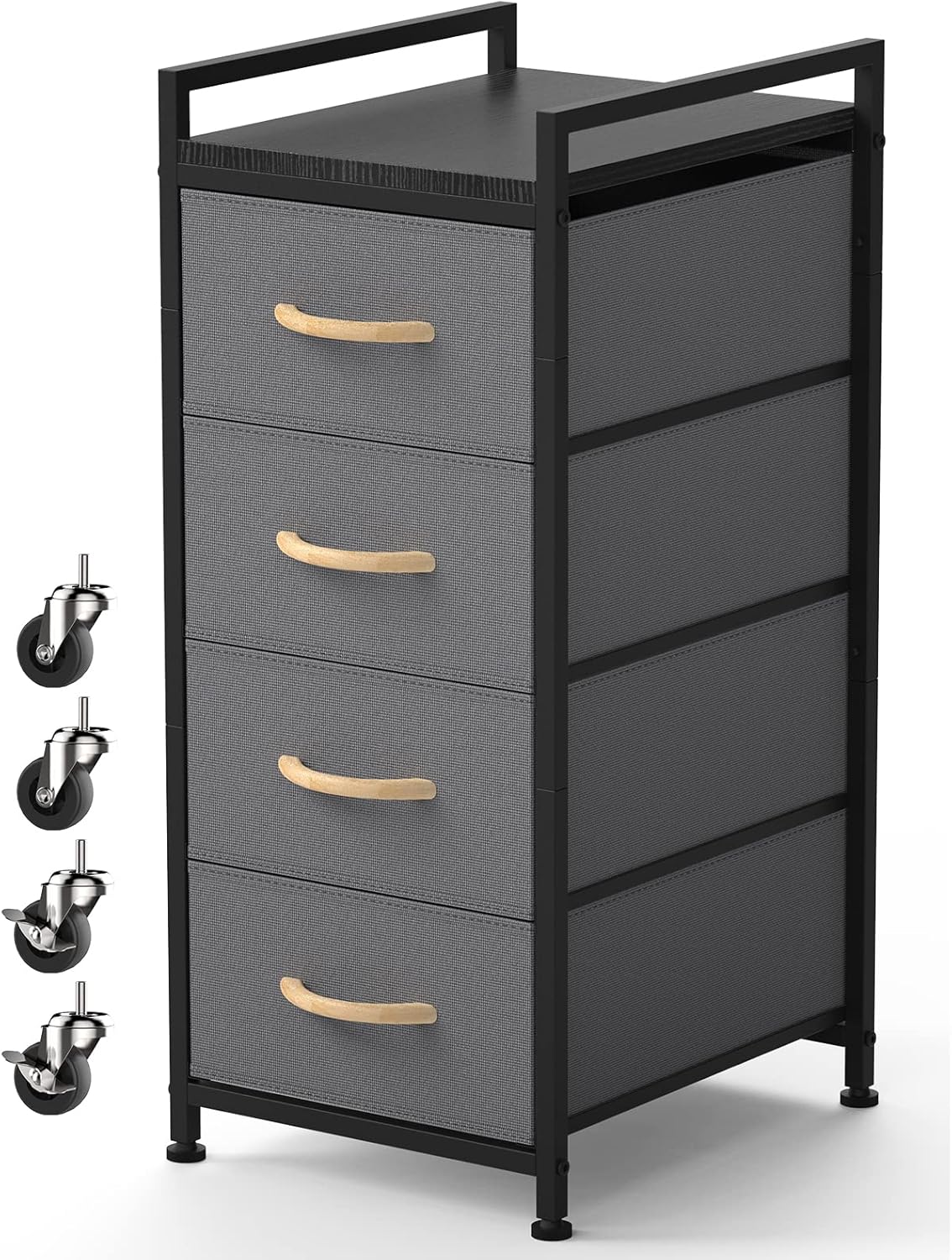 Amazon.com: DOMYDEVM 4 Tier Drawer Closet Organizer Tower Clothing ...