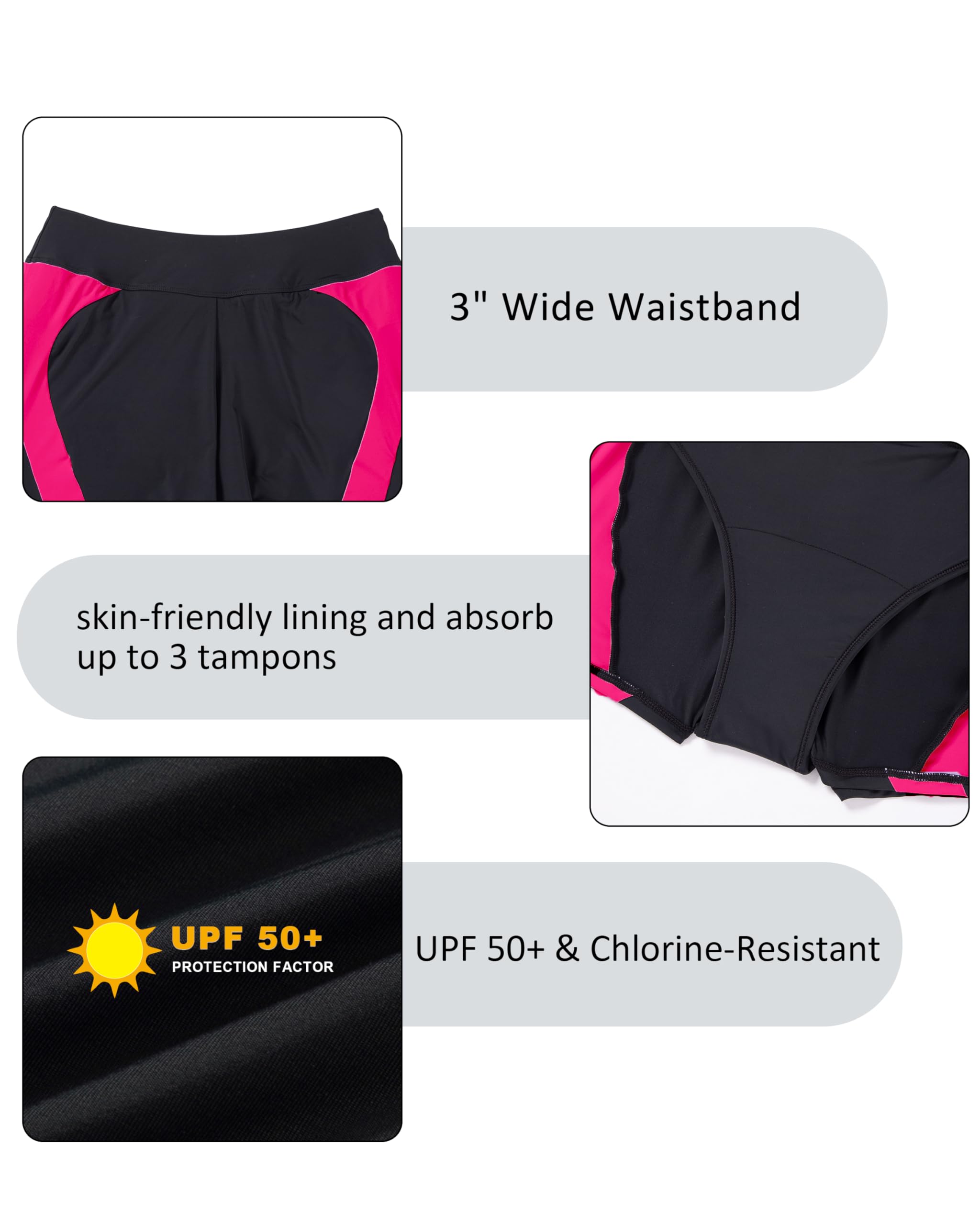 Snapklik.com : Beautikini Period Swimwear Menstrual Leakproof Swim ...