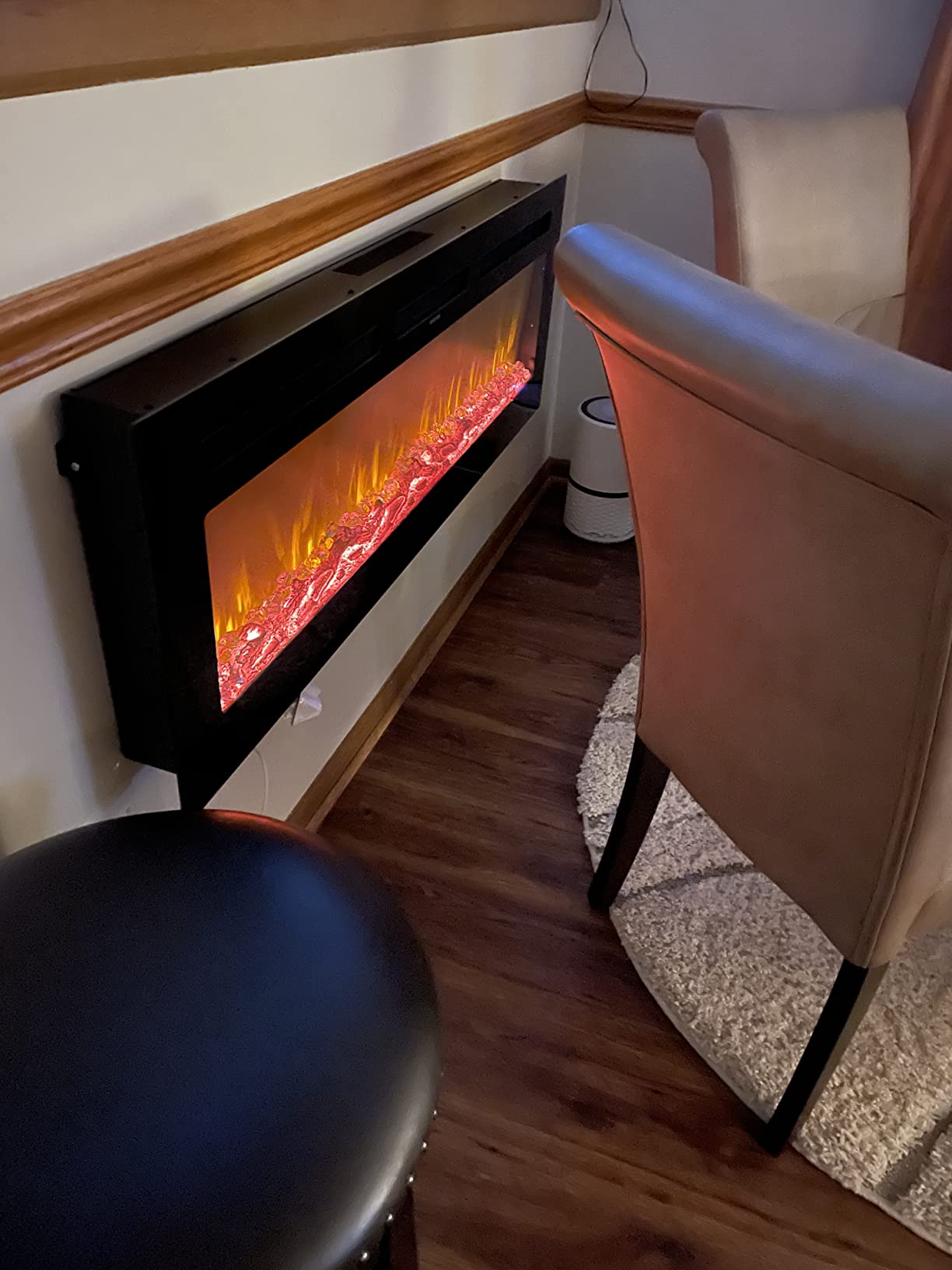 $29/mo - Finance BETELNUT 36" Electric Fireplace Wall Mounted and ...