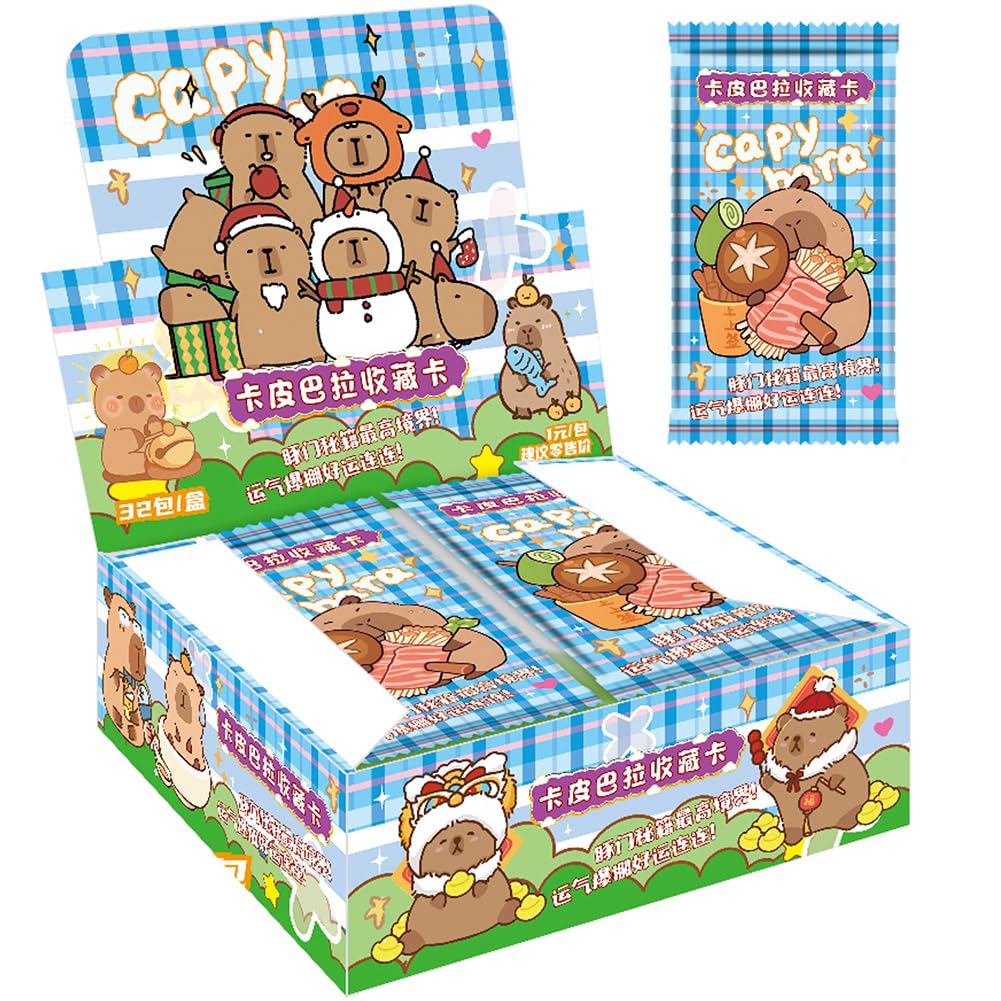 Buy FPAEHRYCapybara Cards 160PCS/32 Pack Capybara Trading Cards ...