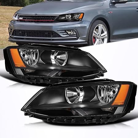 Amazon.com: Headlights Assembly Compatible with 2011-2018 Volkswagen VW ...