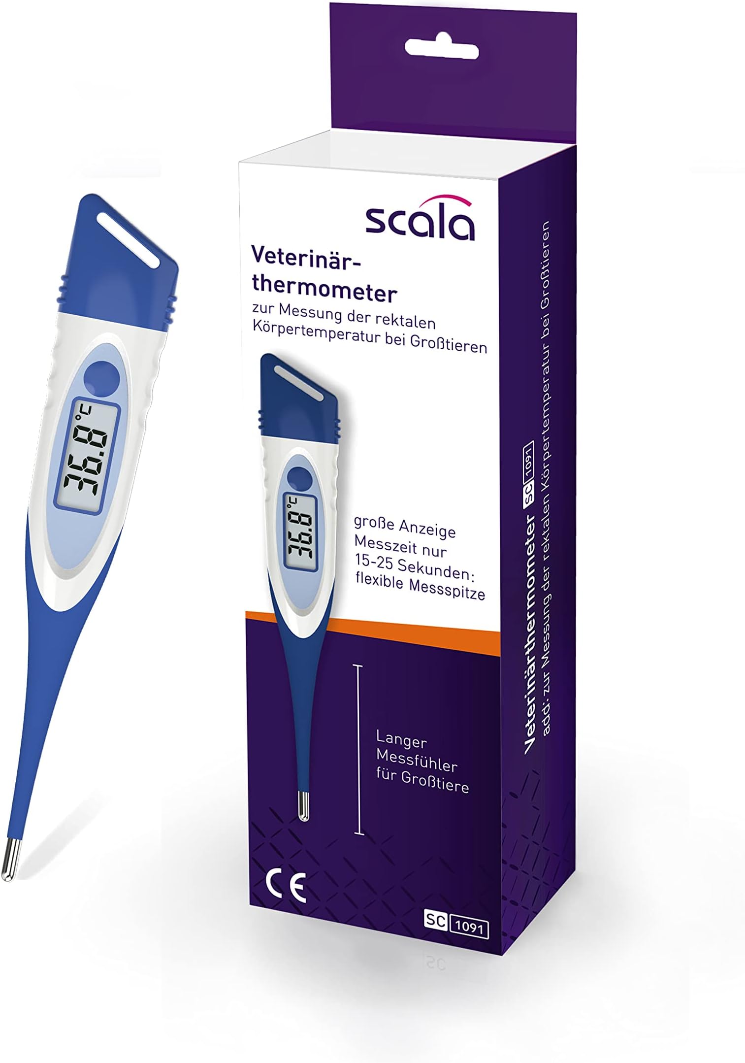 SC 1091 Veterinary Thermometer for Large Animals : Amazon.co.uk: Pet ...