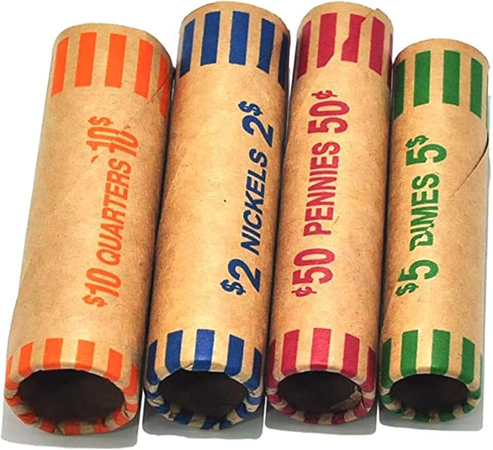 Amazon.com: Coin Roll Wrappers - Coin Roll Wrappers / Money Handling ...