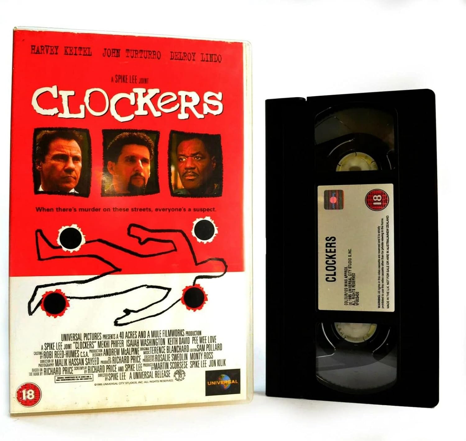 Clockers [VHS] : Harvey Keitel, John Turturro, Delroy Lindo, Mekhi ...