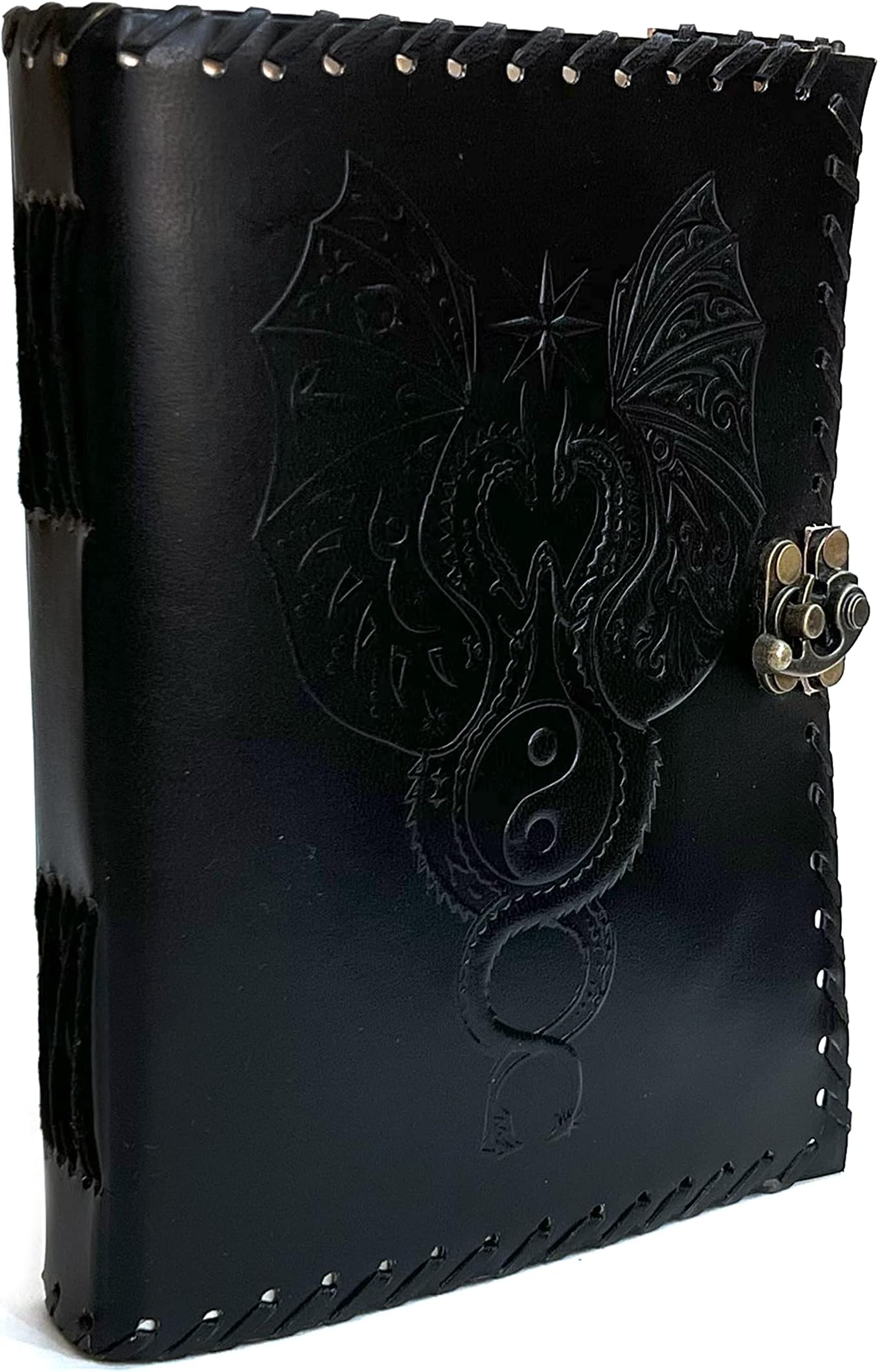 Amazon.com : QualityArt Handmade Leather Refillable Journal Double ...