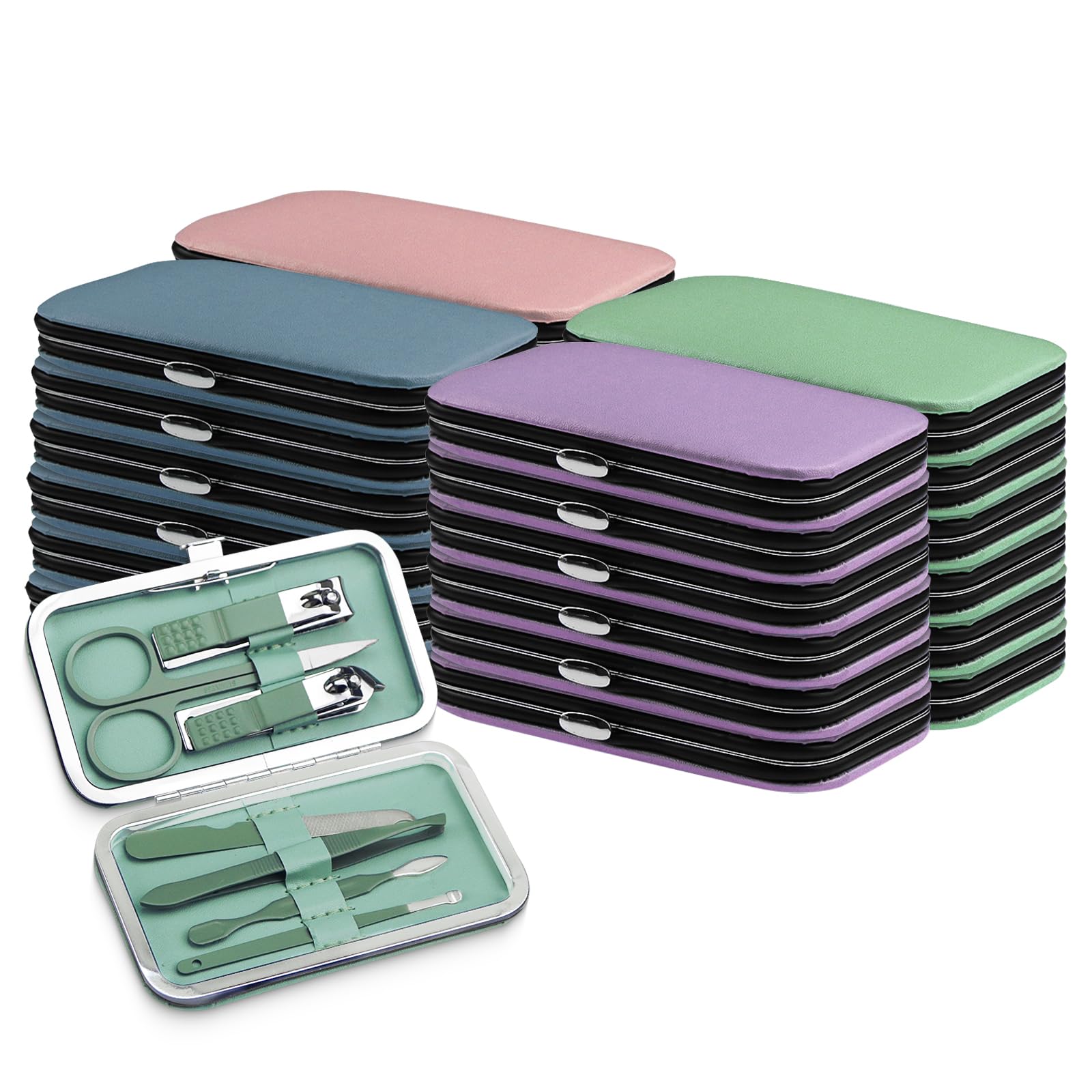 Amazon.com : Manicure Kit Bulk, Nail Clippers Set Stainless Steel ...