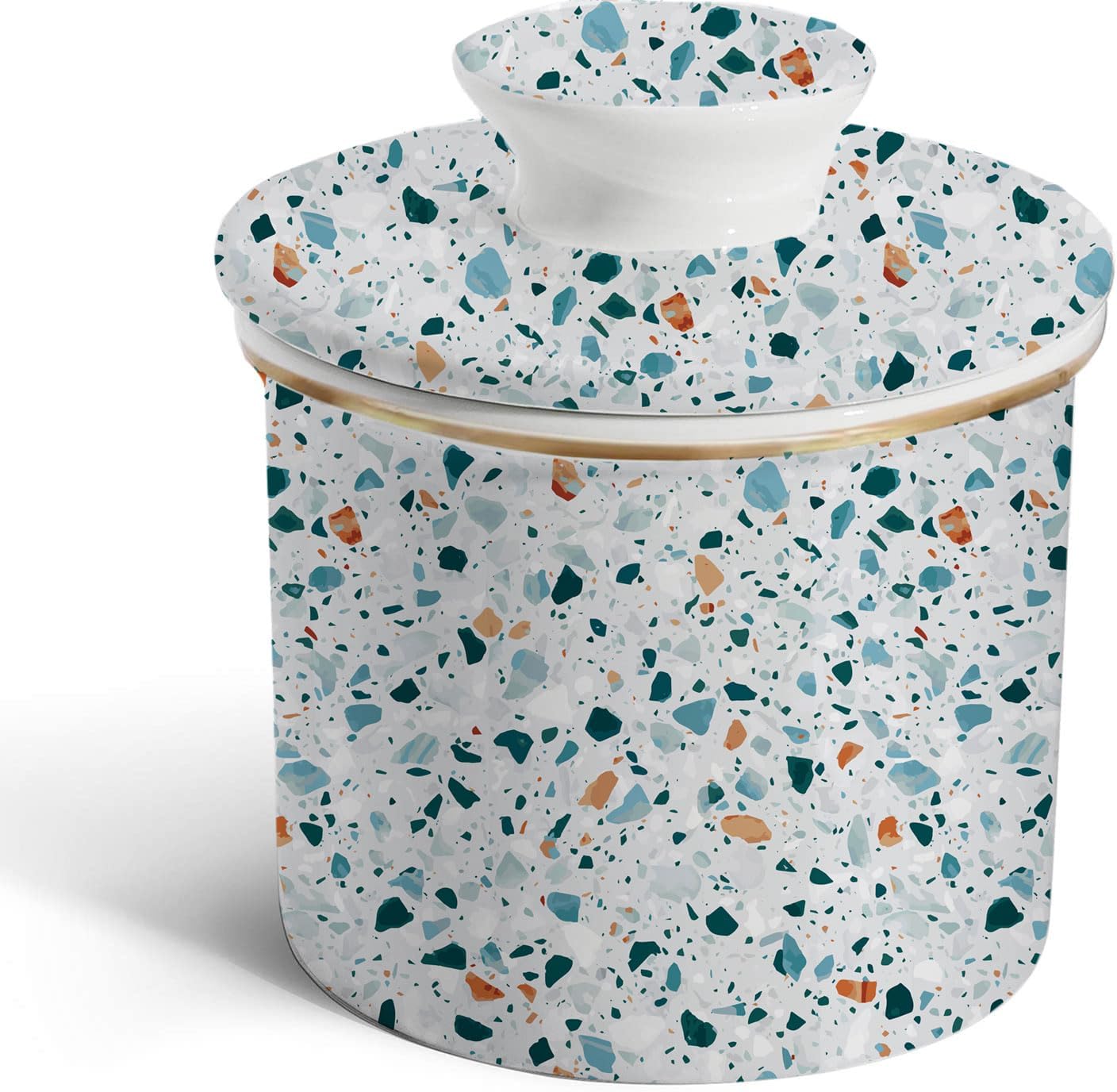 Amazon.com | Butter Crock with Lid for Countertop,Ceramic French Butter ...