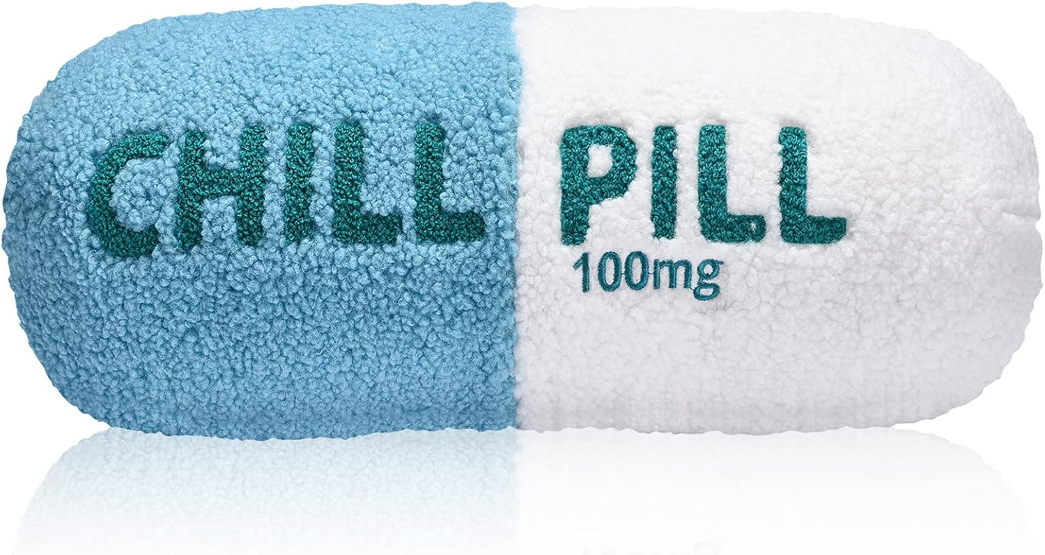 Amazon.com: HZ MY Chill Pill Pillow - Chill Pillow for Aesthetic Room ...