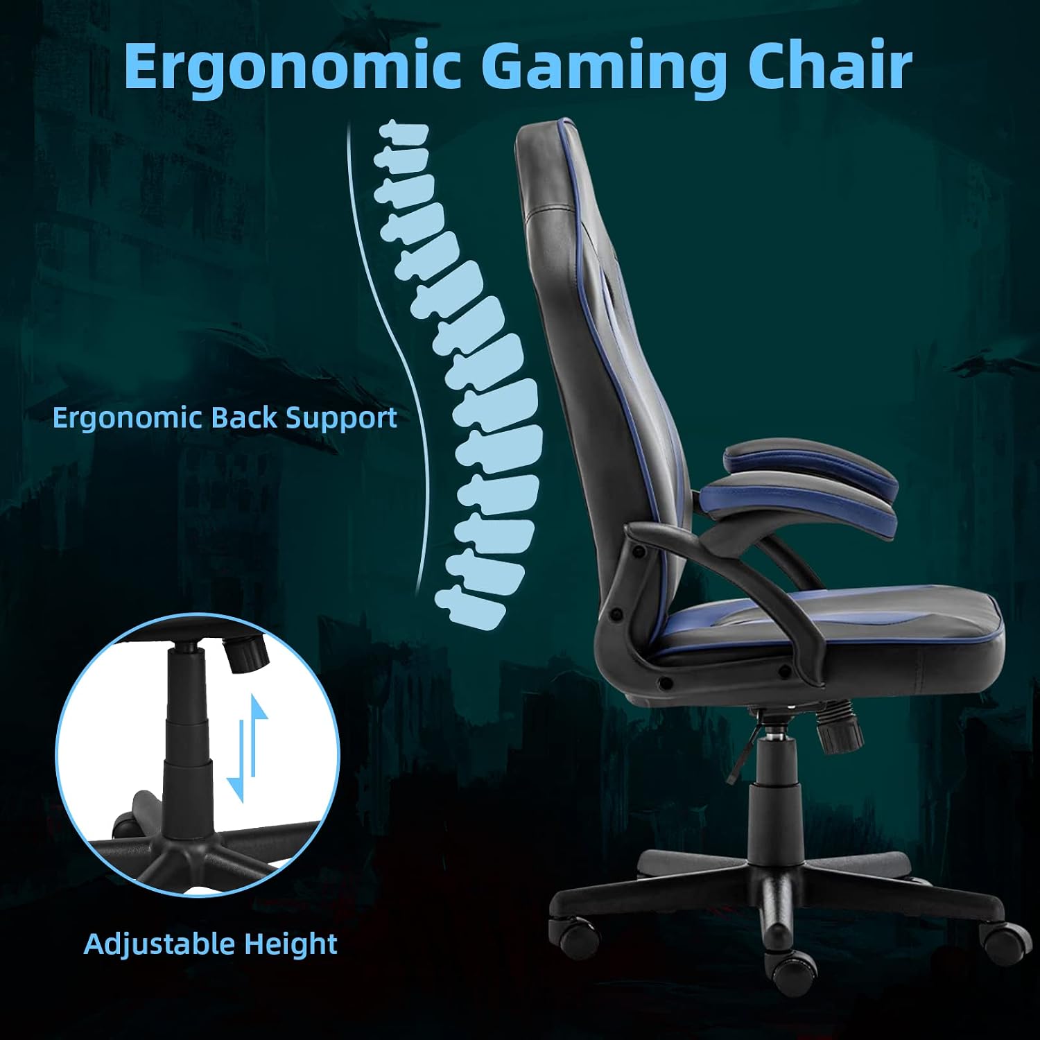Buy DualThunder Gaming Chairs, Gaming Chairs for Adults Teens Gamer ...