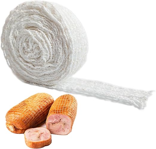 Amazon.com: Towfed 16.4ft Meat Netting Roll, Size 16 Ham Sock Elastic ...