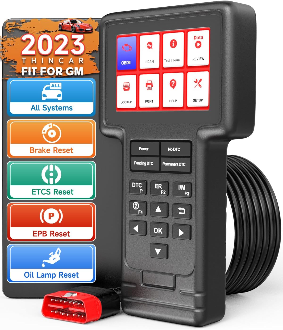 Amazon.com: ThinkScan OBD2 Scanner Diagnostic Scan Tool Compatible for ...