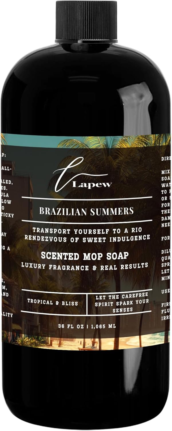 Amazon.com: Lapew Brazilian Summers Scented Mop Soap Concentrate 36 oz ...