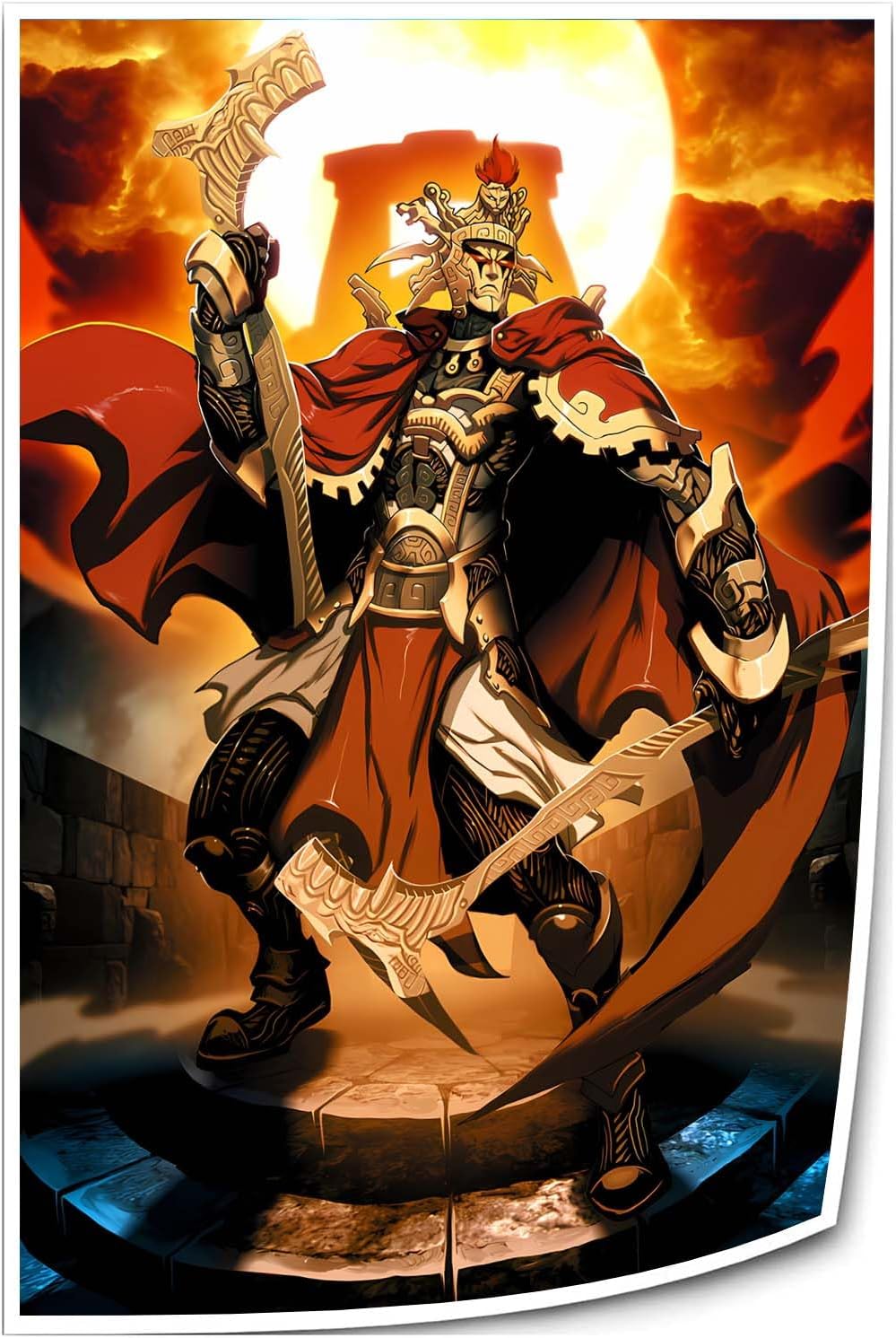 Amazon.com: Binyeen Inca Mythology Creator Deity Viracocha Poster Wall ...