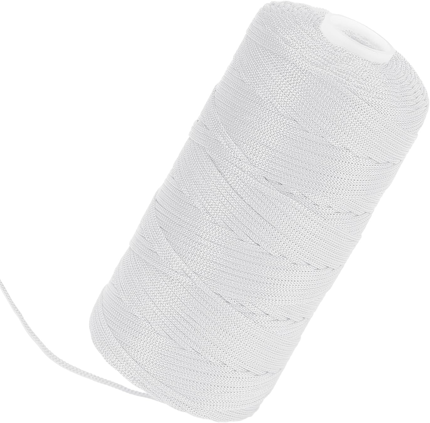 White Mason Line String 600 Feet #18 Braided Nylon Twine String for ...