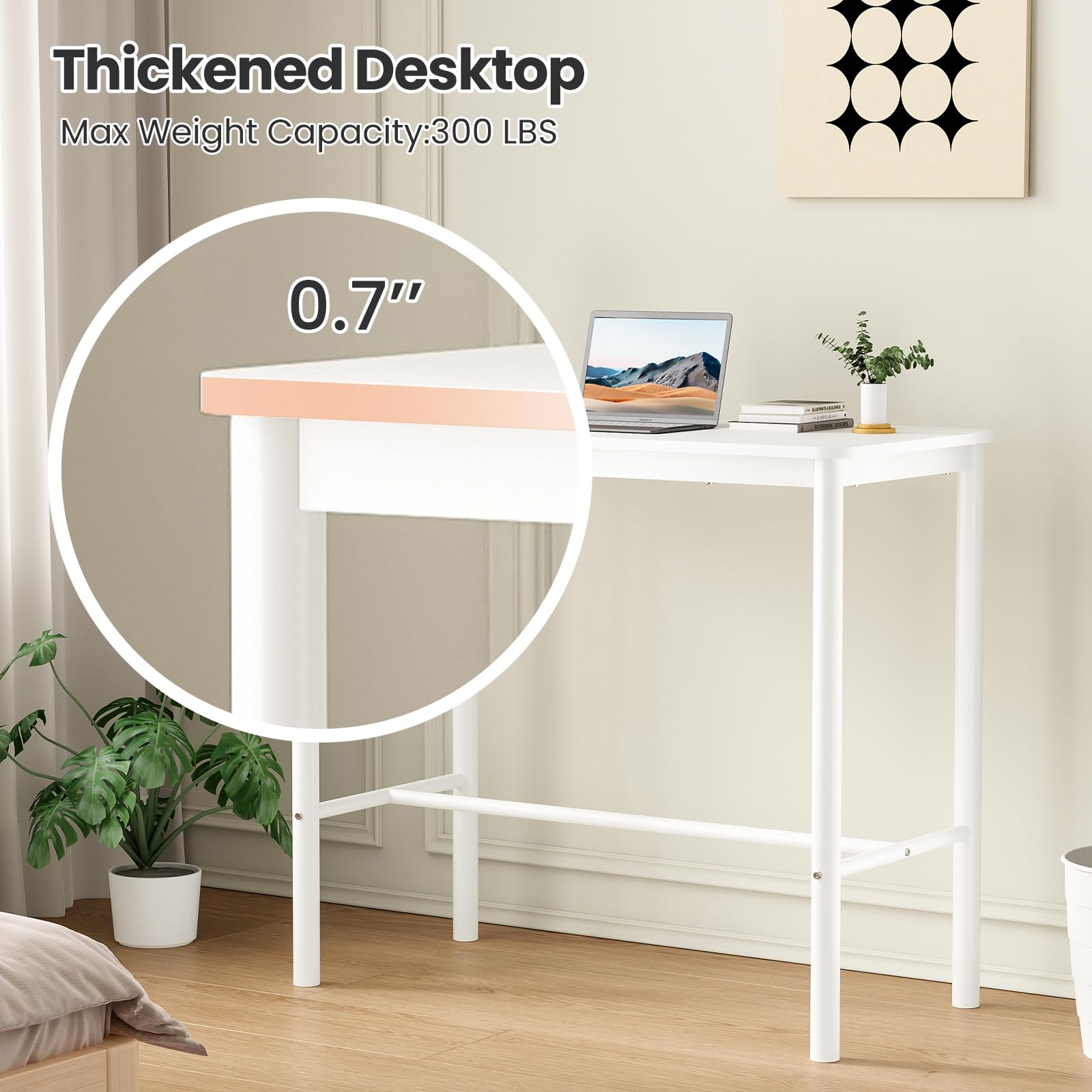 Snapklik.com : Farini 47 Inch Bar Table, Bar Height Pub Table, Counter ...