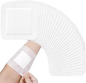 30Pcs Adhesive Bandage Pads, Large Adhesive Island Wound Dressing ...