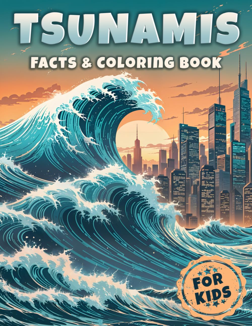 Buy Tsunamis Facts & Coloring Book for Kids: Discover the Surging World ...
