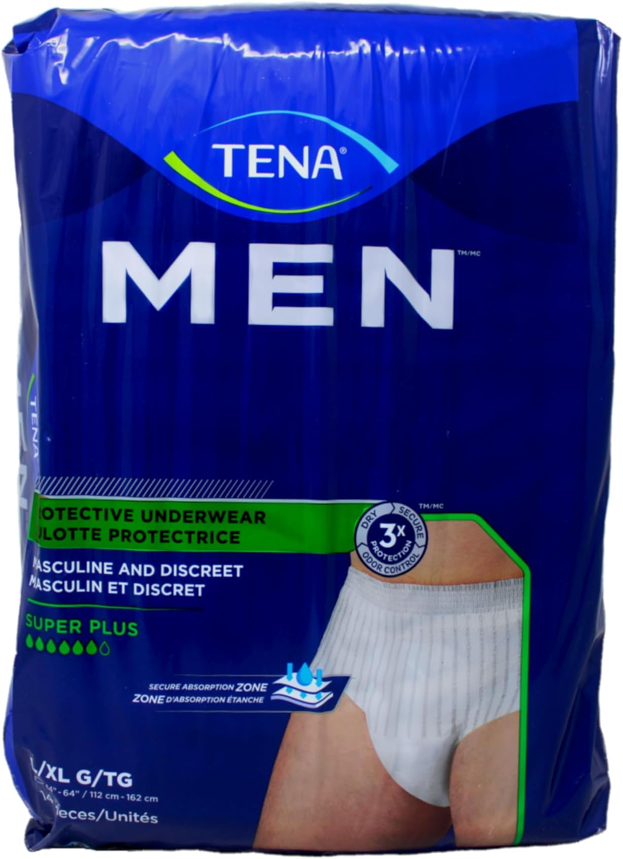 Amazon.com: TENA Adult Protective Underwear for Men, Maximum Absorbency ...