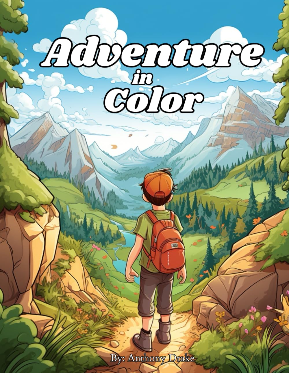 Adventure in Color: Adventure/traveling coloring book for kids Ages 8 ...