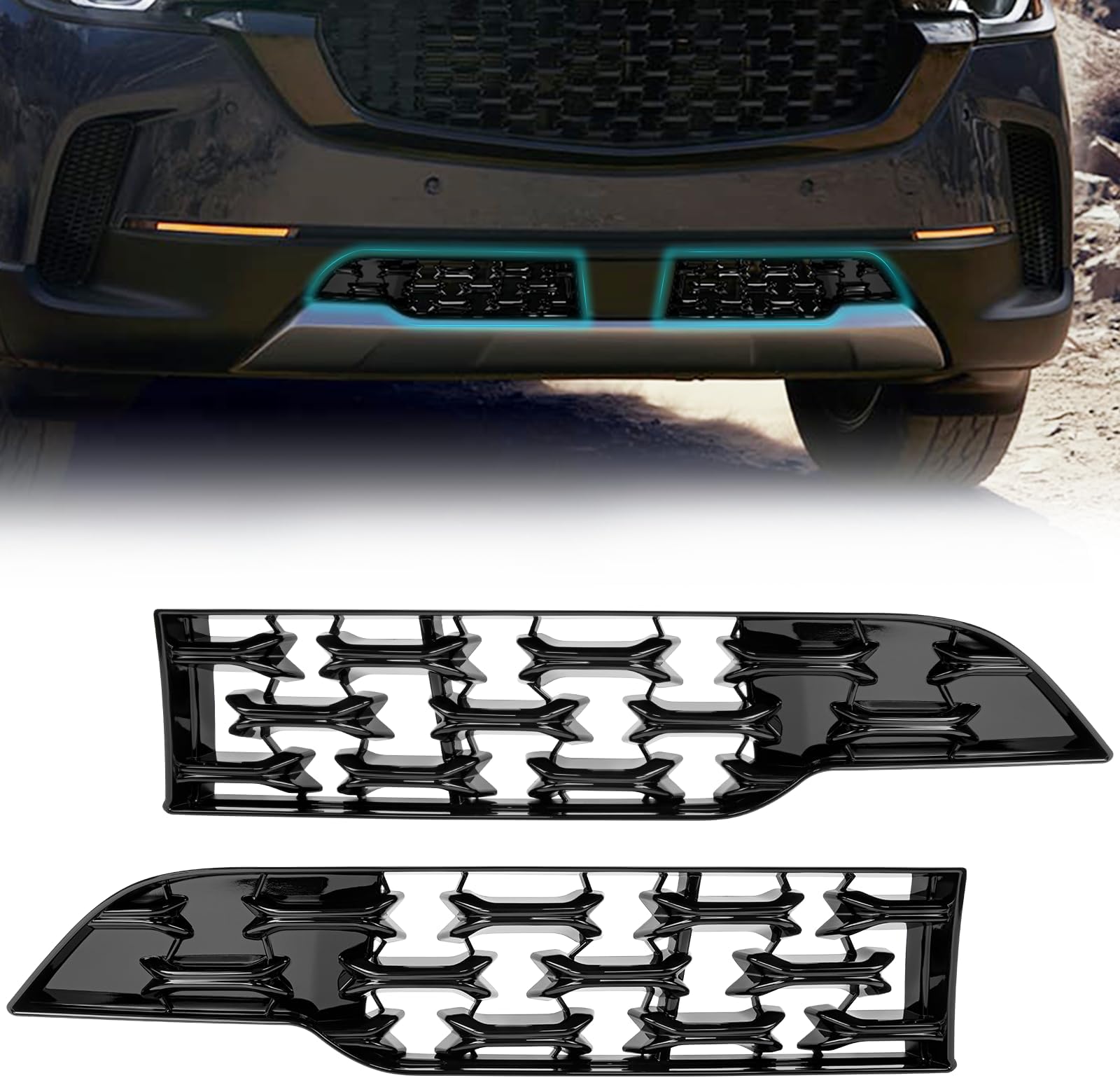 Amazon.com: Sunsdrew CX50 Front Grill Mesh Inserts for 2023-2025 Mazda ...