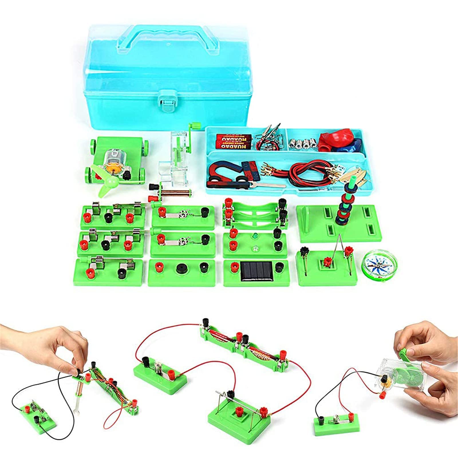 Buy GLOOOB Manual Hands-On Research Trial Electricity Circuits Set ...