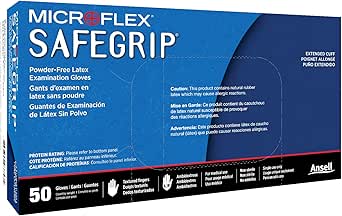 Amazon.com: Microflex SafeGrip SG-375 Extra Thick Disposable Latex ...