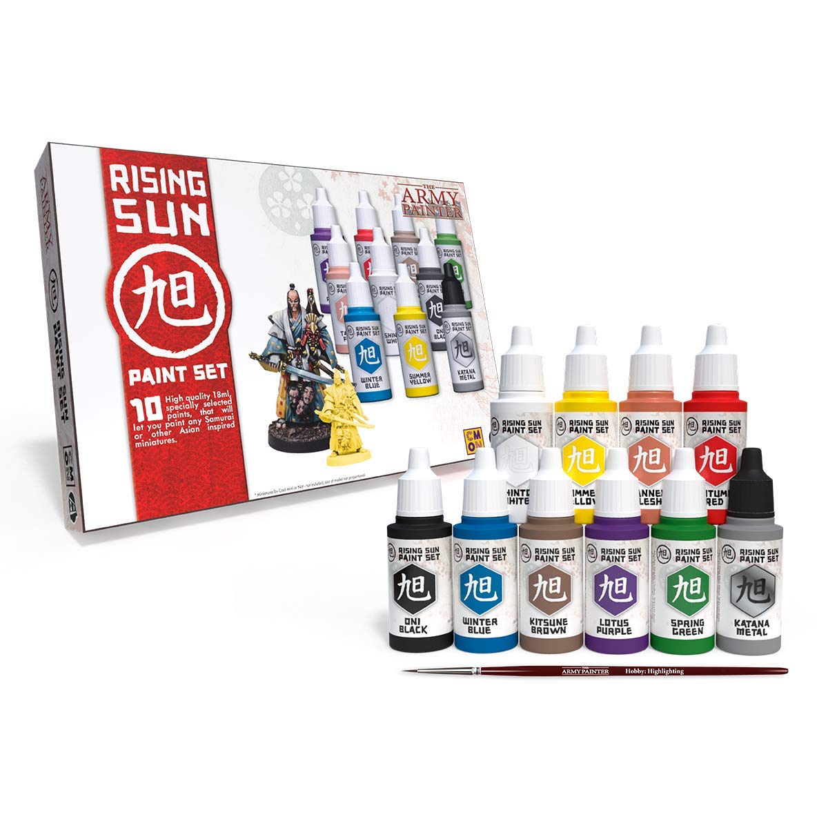 Buy The Army Painter - Rising Sun Paint Set -10 Acrylic Paints ...