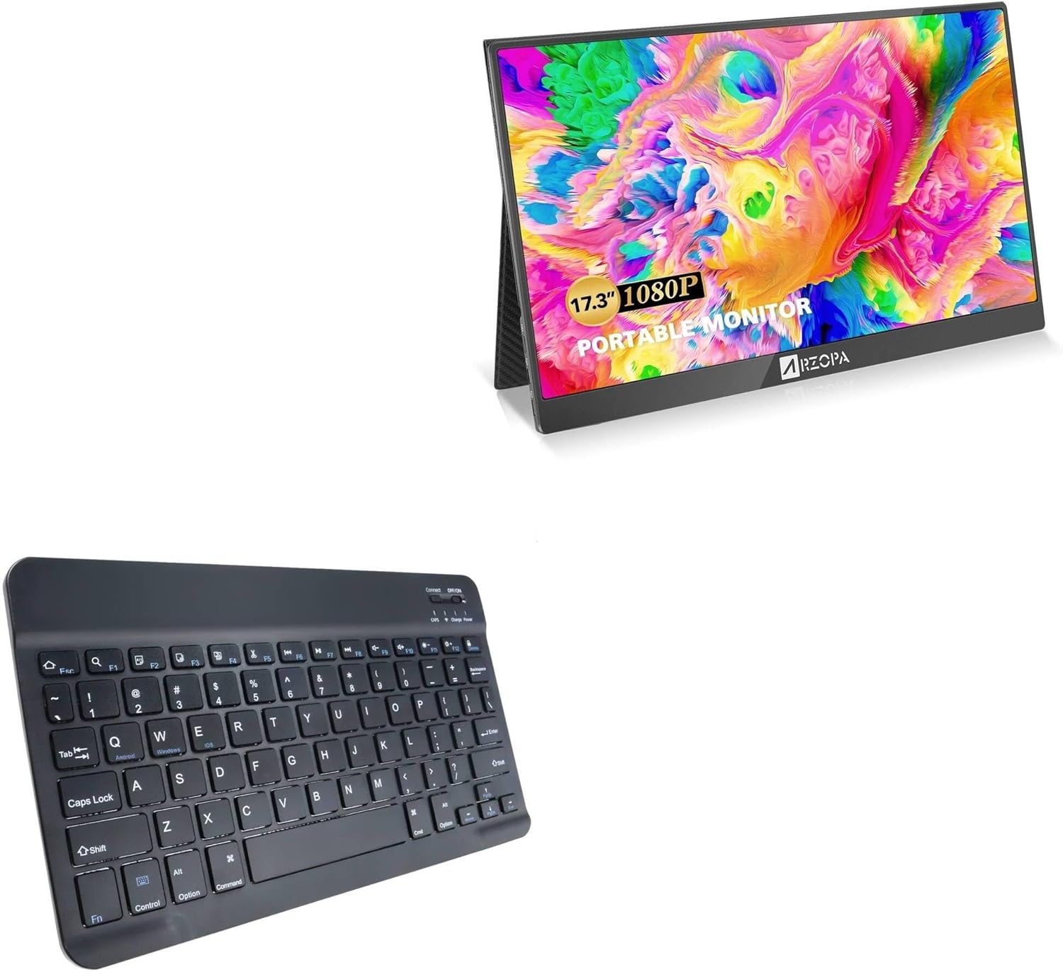 Amazon.com: BoxWave Keyboard Compatible With ARZOPA Portable Monitor A1 ...