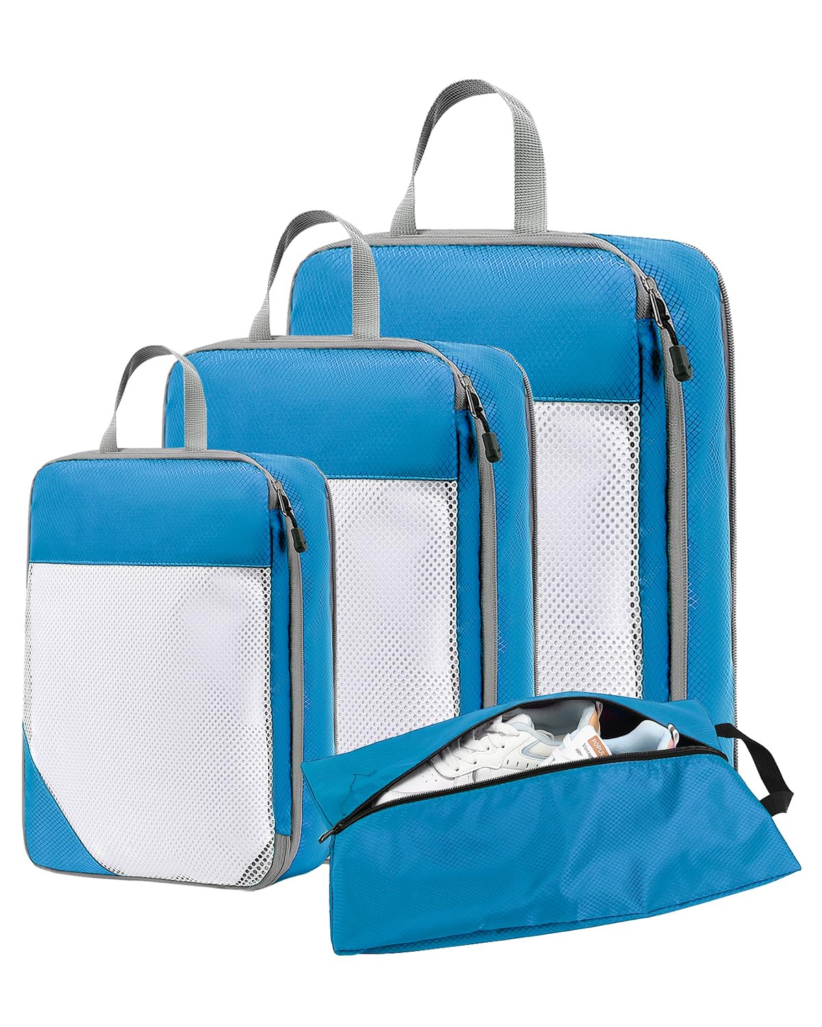 Amazon.com: BLINGTWINKLE Compression Packing Cubes for Travel, 3 Set ...