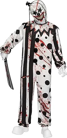Amazon.com: Spooktacular Creations Men Scary Clown Costume, Halloween ...